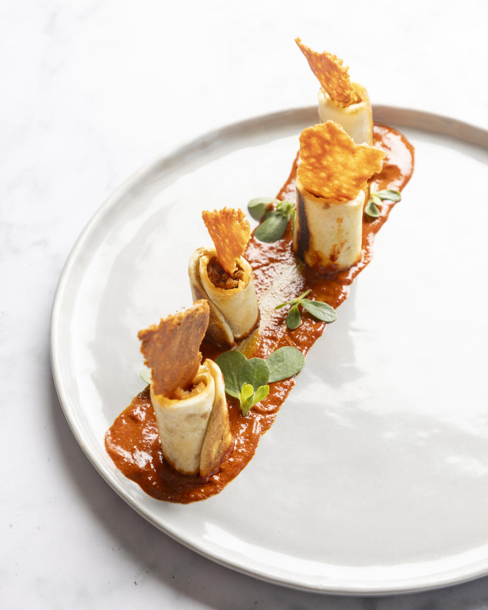 Ramses Alvarez's Dona Minerva Enchiladas Rojas