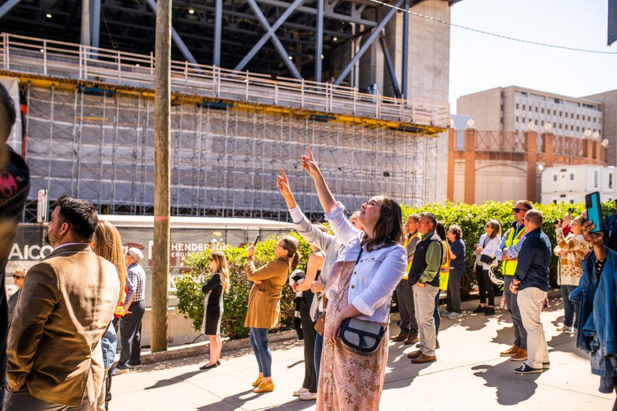 Baird Center Topping Off Ceremony