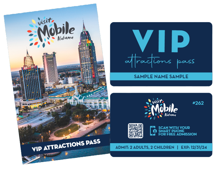 Visit Mobile VIP Attractions Pass