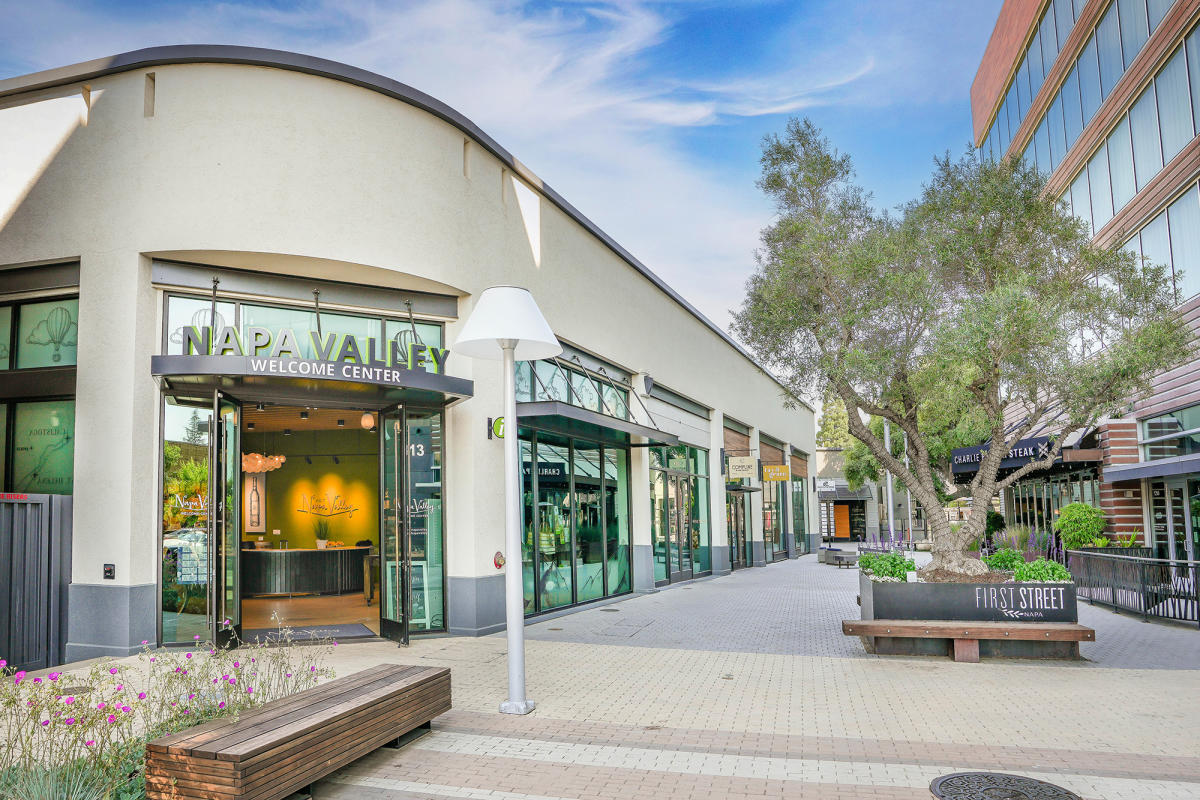 Visit The Napa Valley Welcome Center on 1st Street Napa