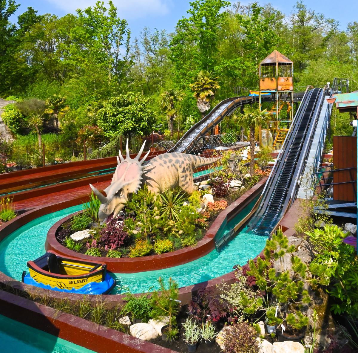 Brand-new flume ride open at Paultons Park!