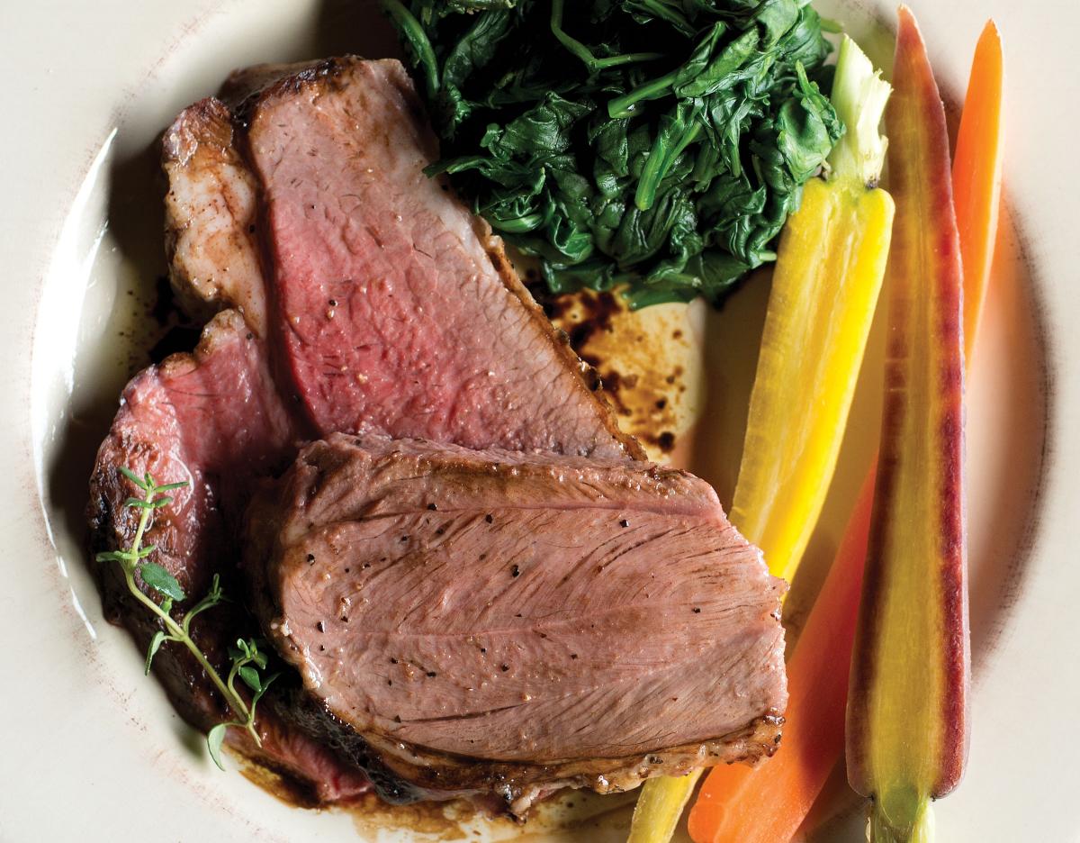Recipe: Boneless Leg of Lamb with Spinach