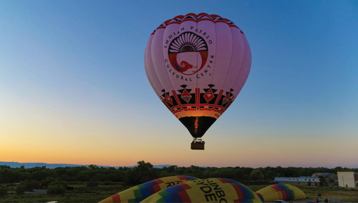 The Indian Pueblo Cultural Center Launches New Hot-Air Balloon