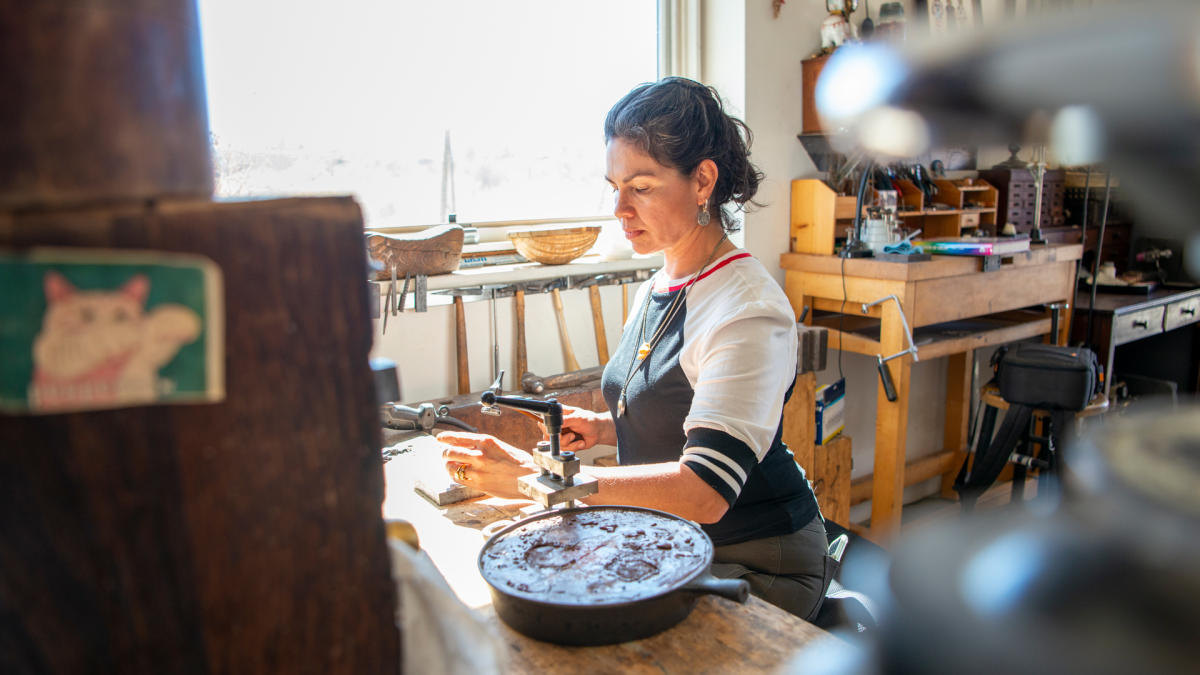 Indigenous Artist Keri Ataumbi Creates Unique, Kiowa Jewelry