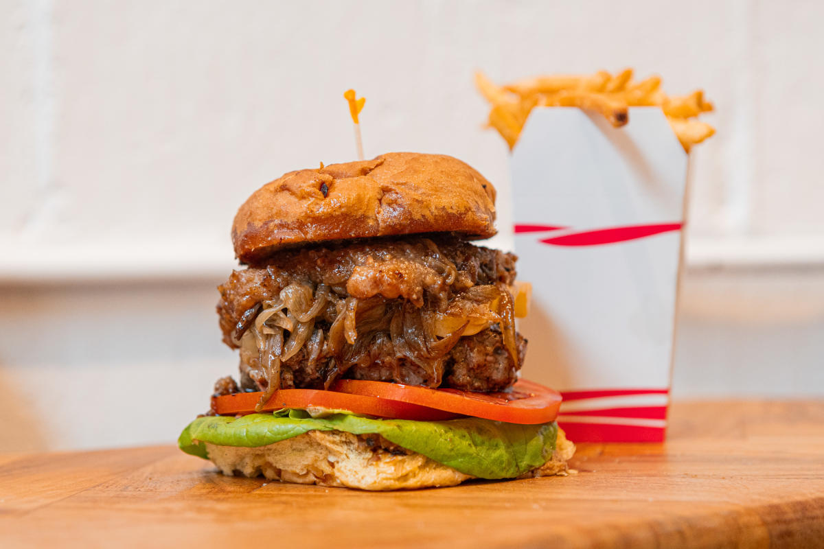 Raclette Cheese Beef Melt | Newport Sandwich Company | Newport Burger ...