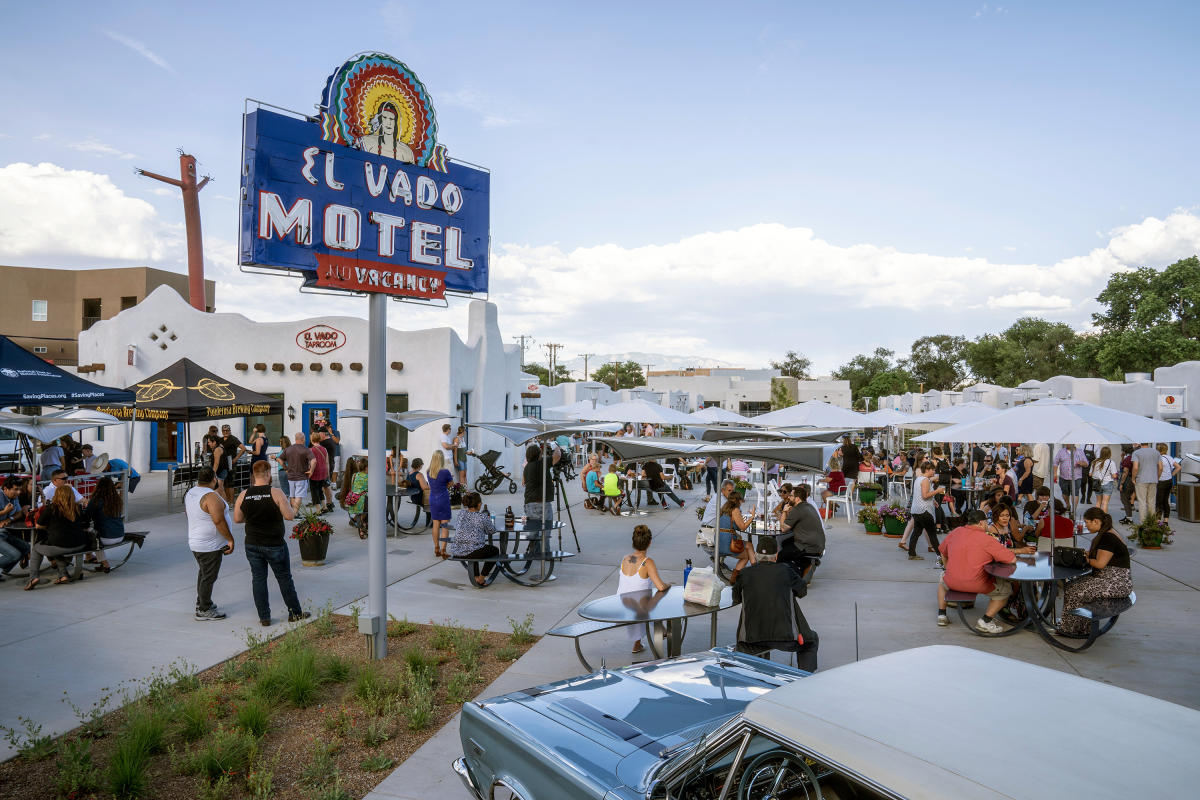 Gather Round El Vado Motel on Albuquerque's Route 66