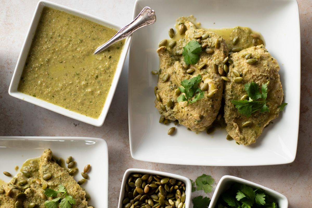 Pumpkin Seed Mole with Cumin-Scented Chicken | New Mexico Magazine