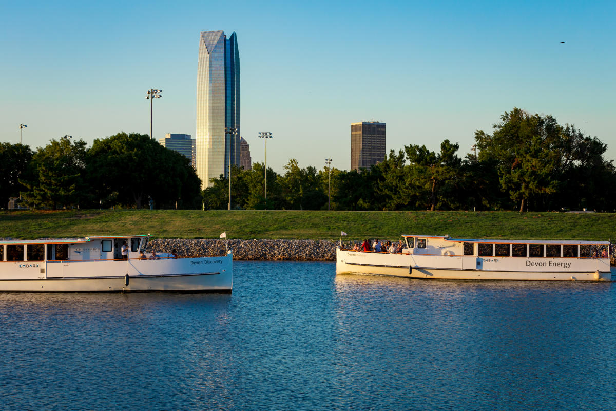 Cruise down the Oklahoma River!