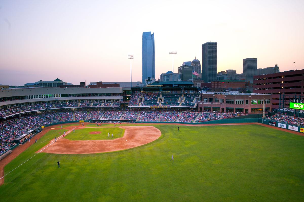 Meet at the Chickasaw Bricktown Ballpark