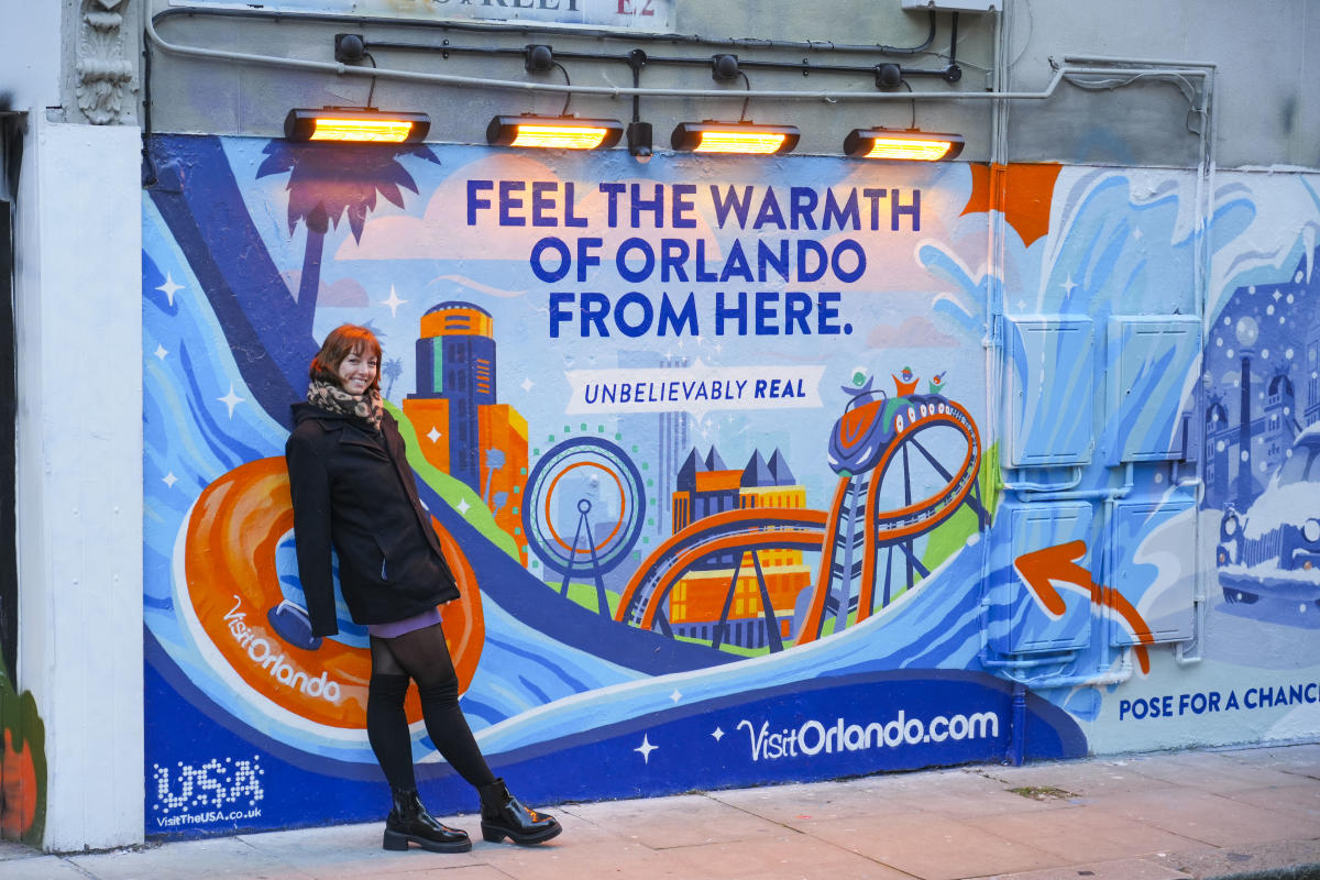 Visit Orlando Brings the Sunshine to London with “Wall of Warm” Mural ...