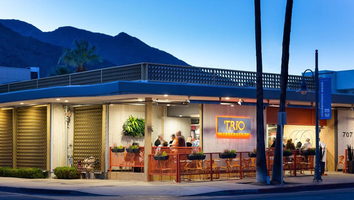 Dining at Trio Palm Springs