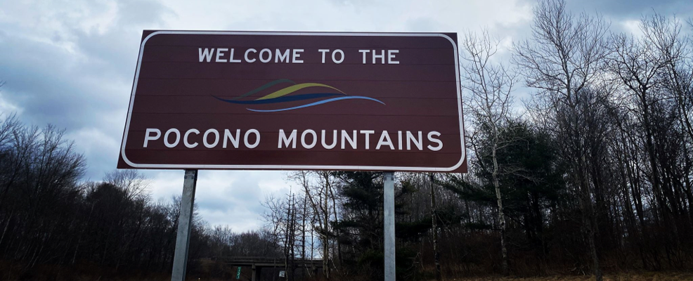 New Welcome Signs Promote the Pocono Mountains