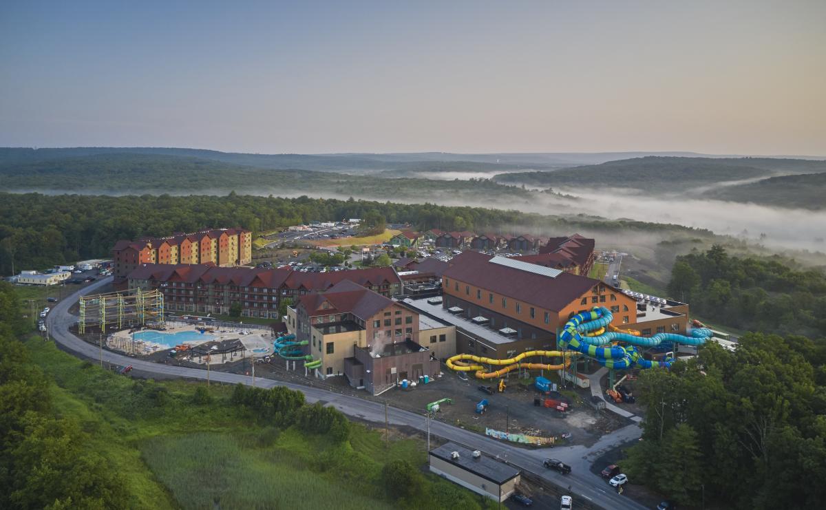 Mapa Del Parque Acuático Cubierto Great Wolf Lodge