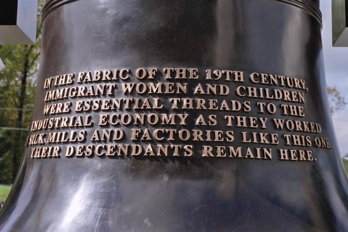 Hawley Silk Mill's Semiquincentennial Bell