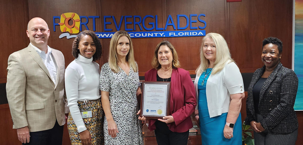 Port Everglades Receives Top Communications Award from American Association Port Everglades Receives Top Communications Award from American Association