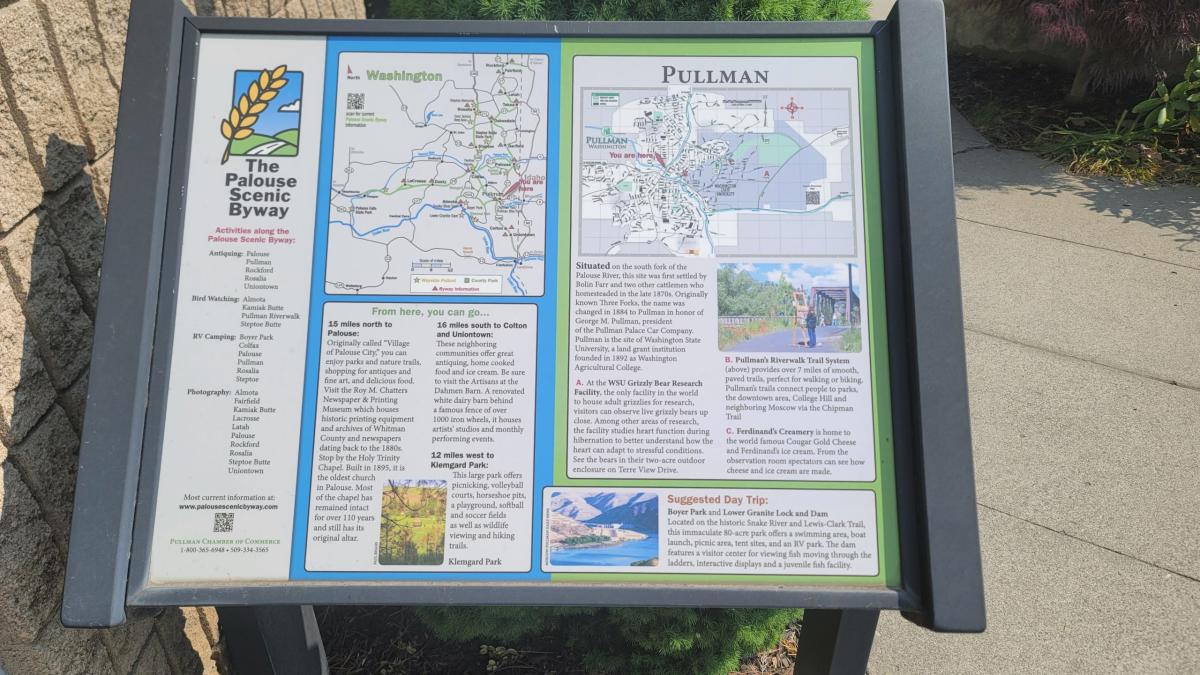 Pullman Maps & Brochures | Trails, Tours & Visitor Info