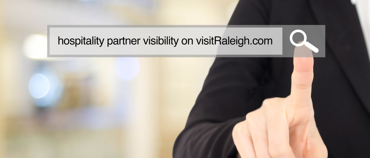 Hospitality Partner Visibility on visitRaleigh.com