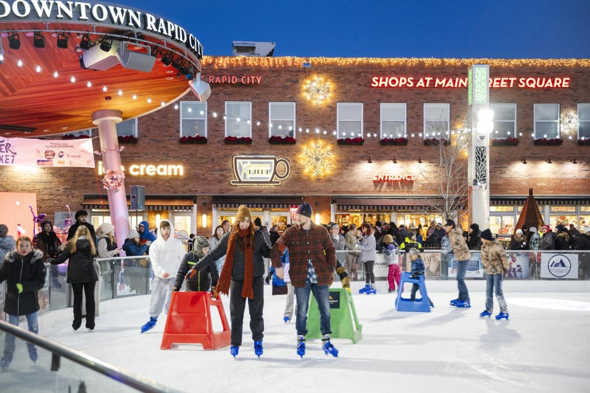 The Ice Rink at Main Street Square | Skating in Downtown Rapid City ...