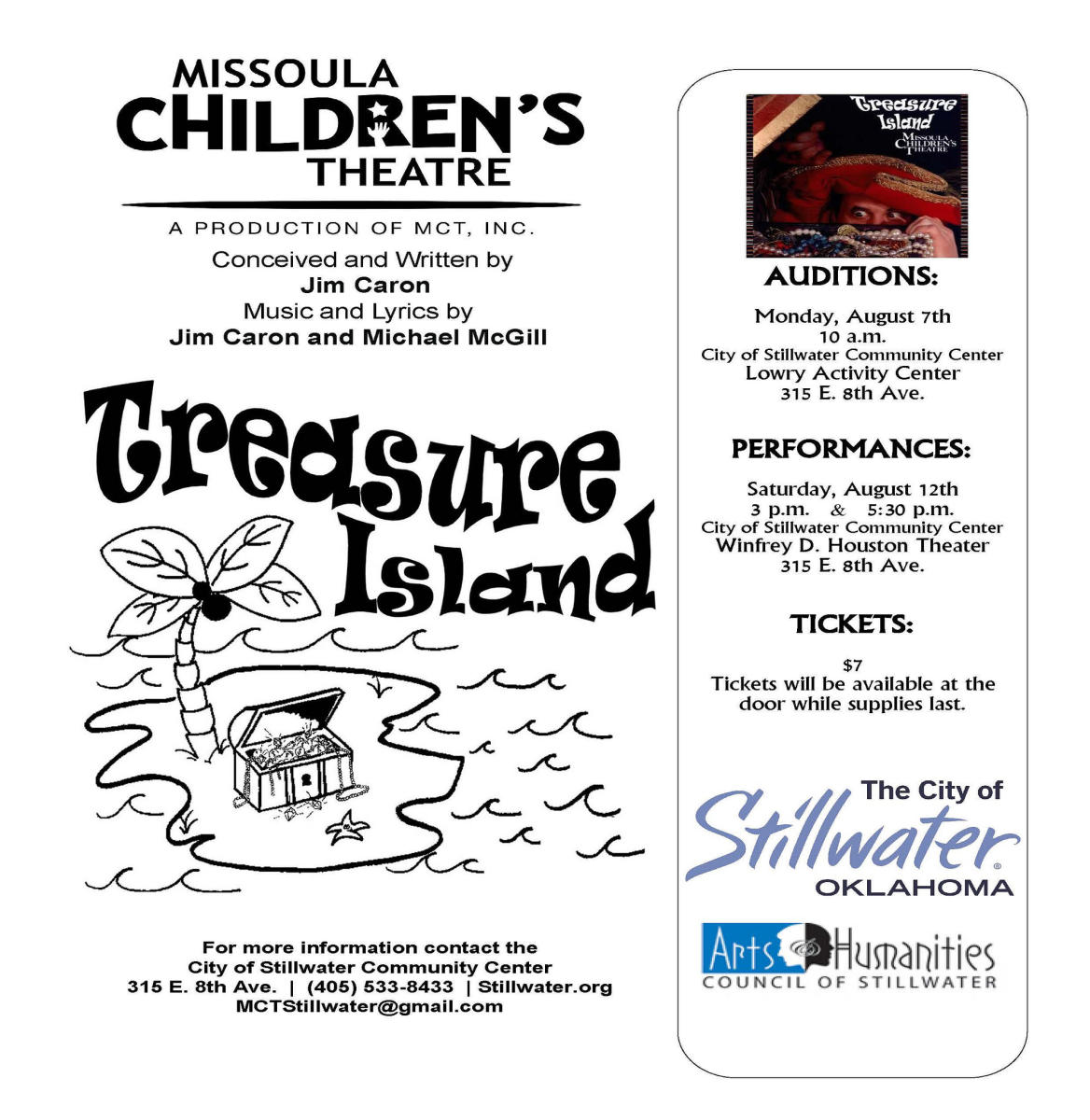 Missoula Children’s Theater auditions for Missoula Children’s Theater auditions for