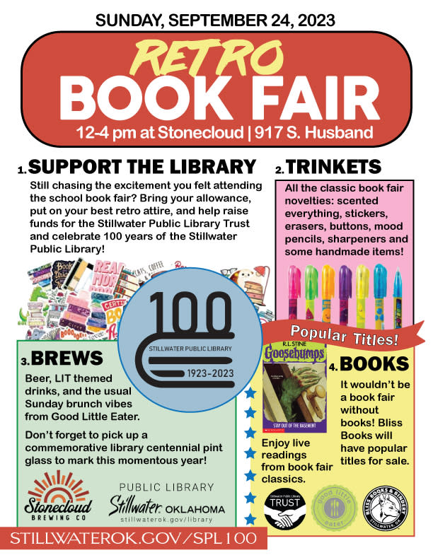 'Retro Book Fair’ event to benefit the Library Trust