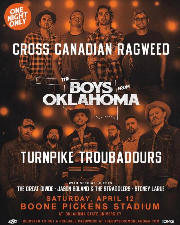 The Boys From Oklahoma | Stillwater Red Dirt Concert Series