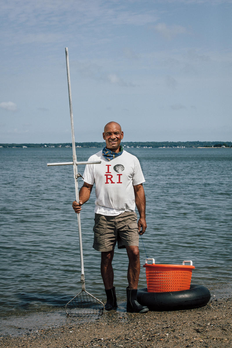 Jody King has been quahogging in Narragansett Bay for over 30 years