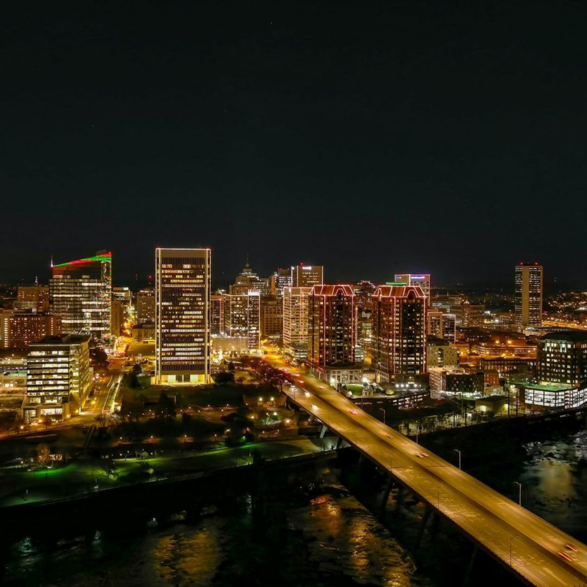 Downtown Richmond Christmas Lights