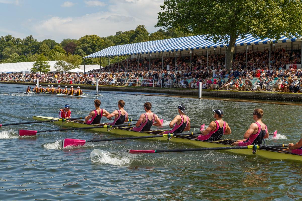 Rowing on the River Thames
