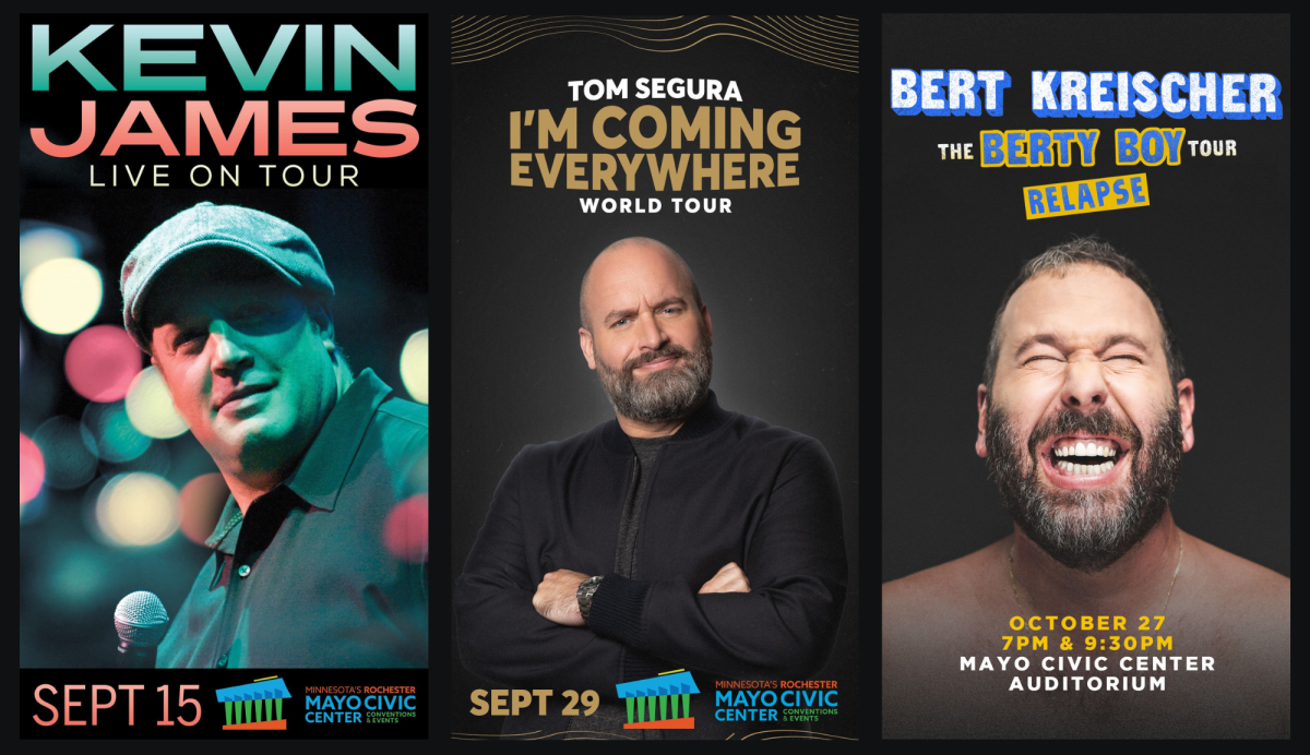 Make Mayo Civic Center your “Comedy Central” this fall