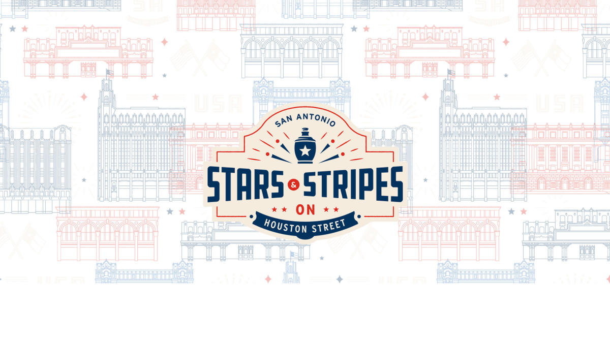 Stars And Stripes on Houston Street