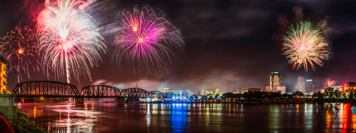 KTBS Freedom Fest Will Launch Fireworks From Eight Locations on July 4