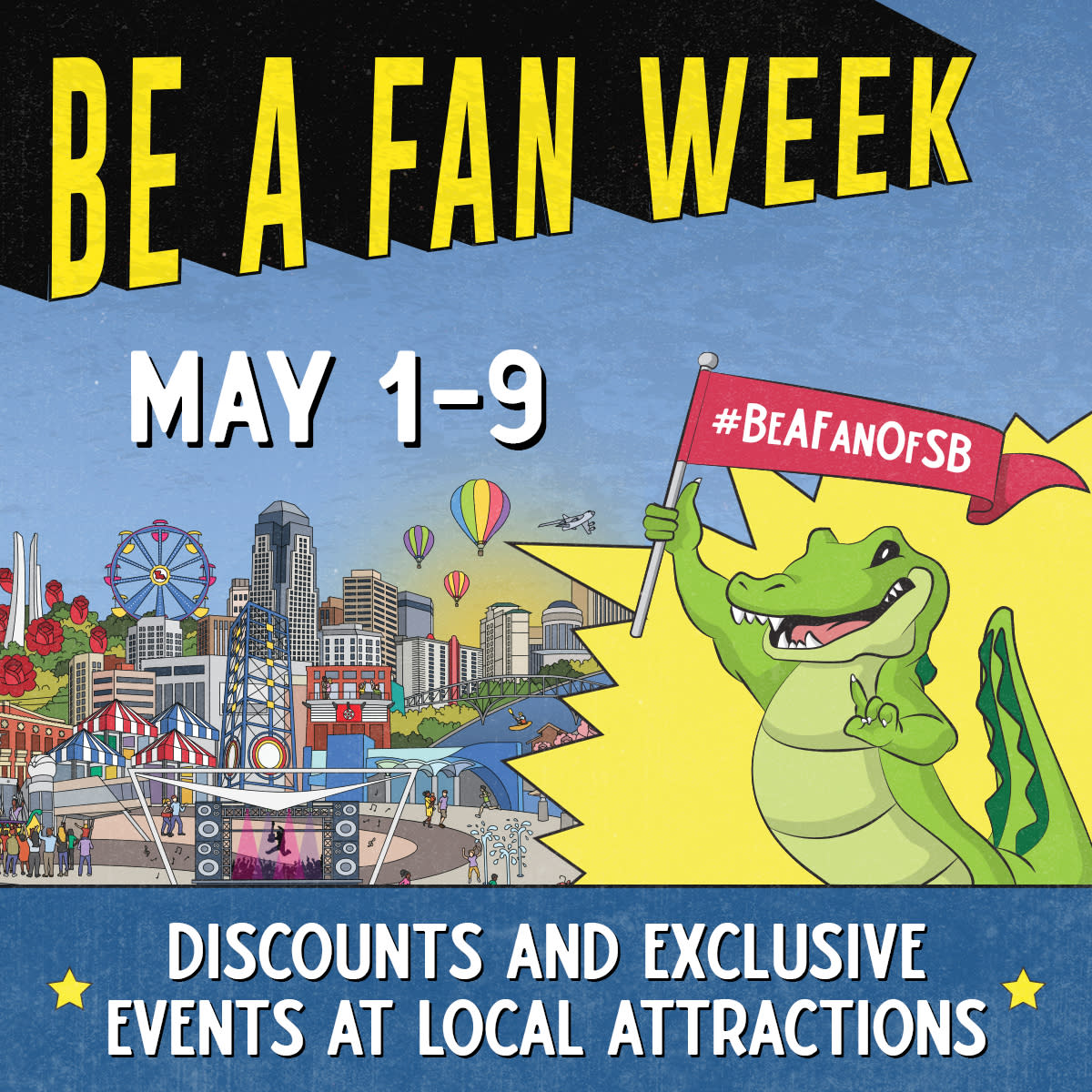 Everything you Need to Know About Be a Fan Week, May 1-9