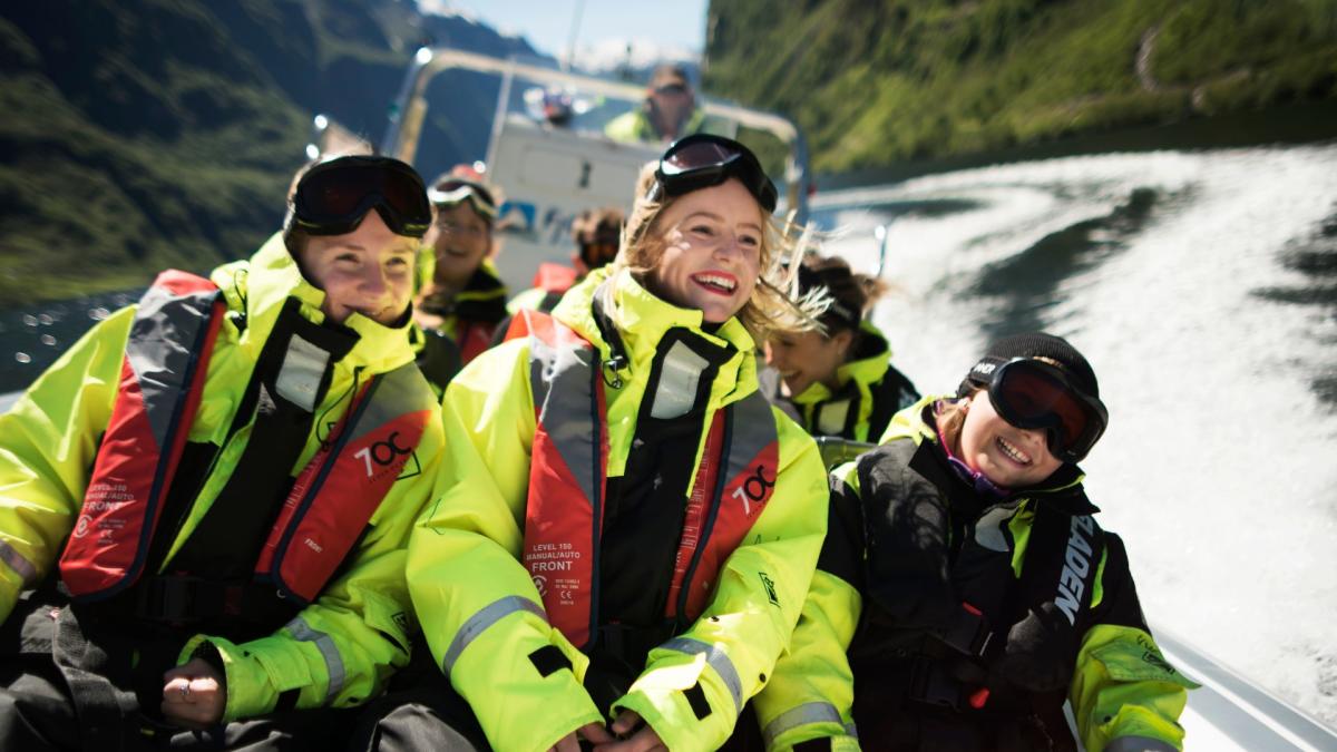 RIB boat tours on the Sognefjord