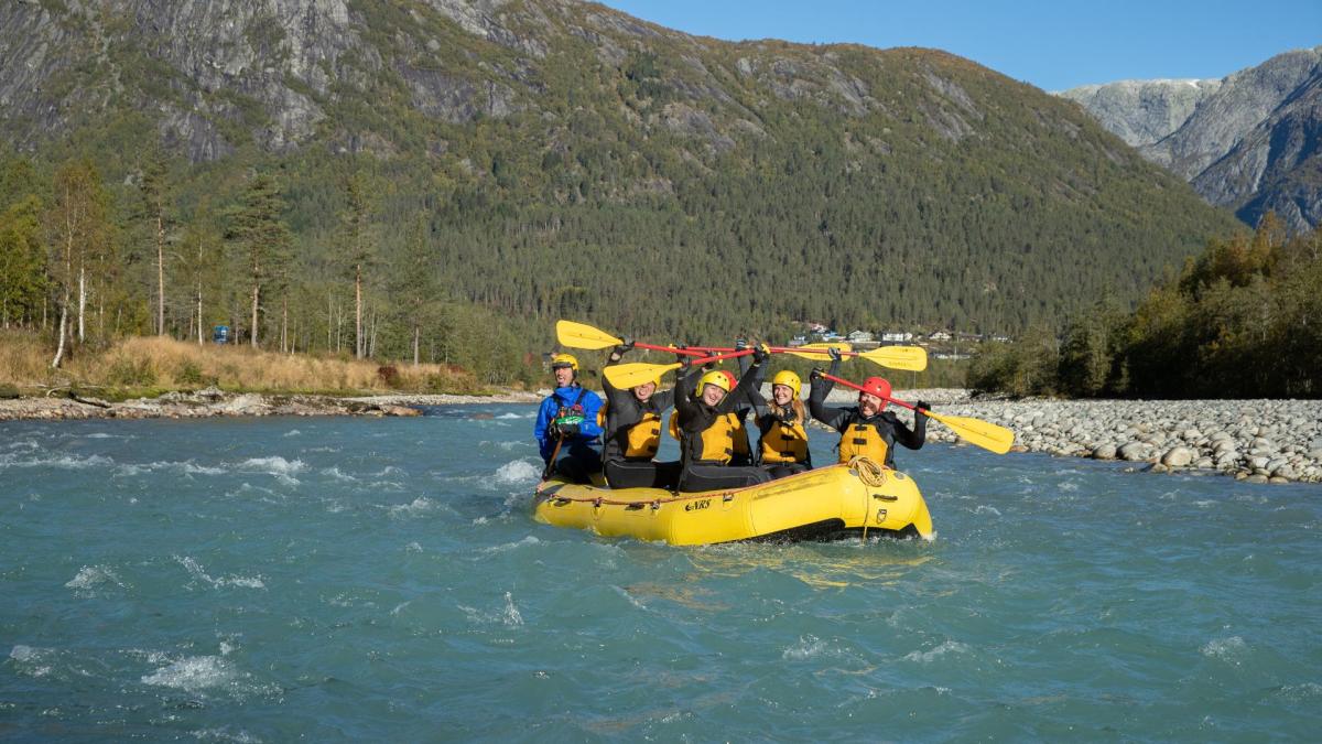Kayak and rafting in the Sognefjord area