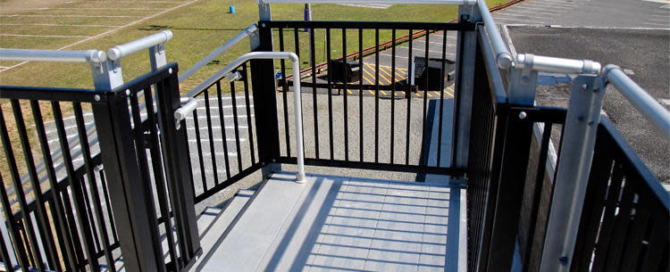 Vertical Rail System | Southern Bleacher Stadium Fencing