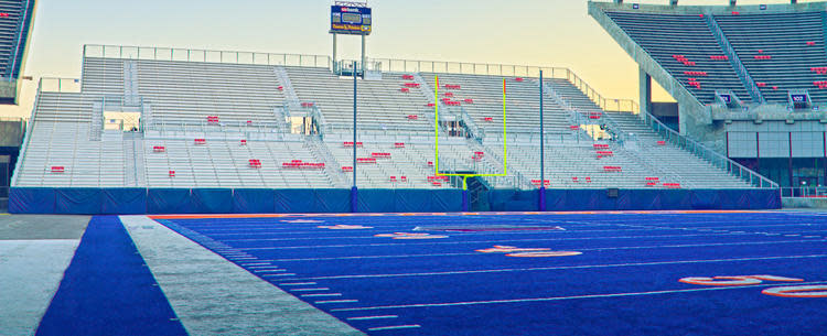 College Track Bleachers | Southern Bleacher Company, Inc.