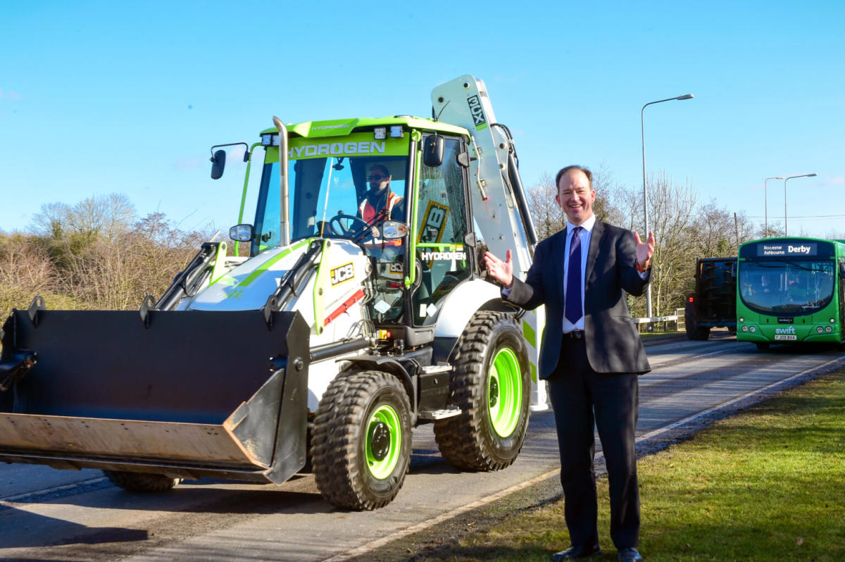 Worldâ€™s first hydrogen-powered digger given green light to drive on ...