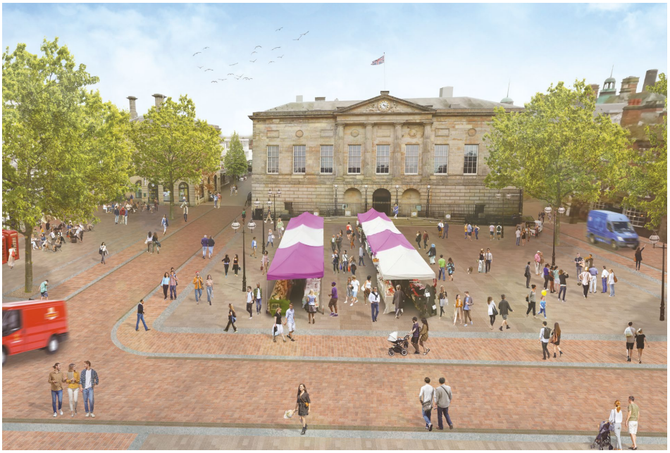 Renovation of historic Stafford square begins