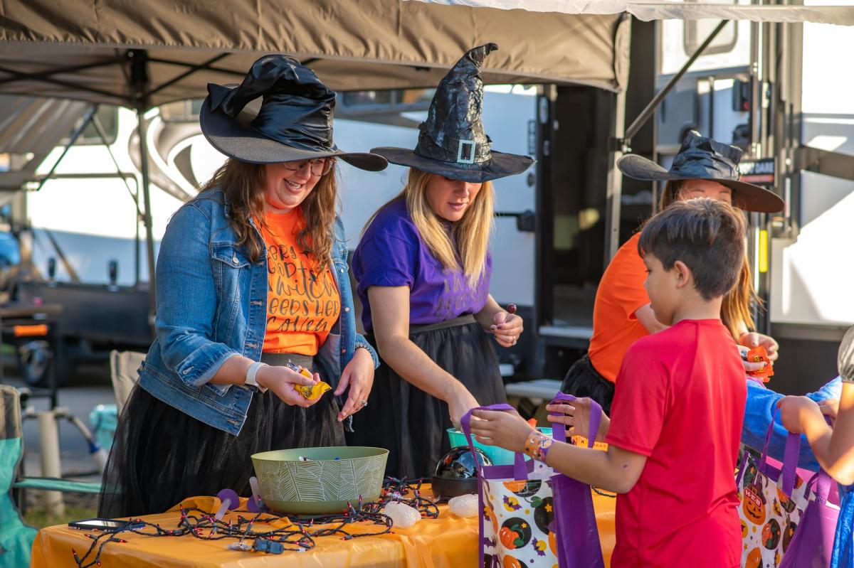 Spooktacular Campgrounds with Halloween Activities