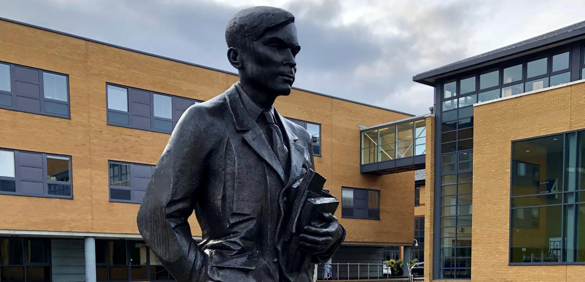 alan turing statue surrey
