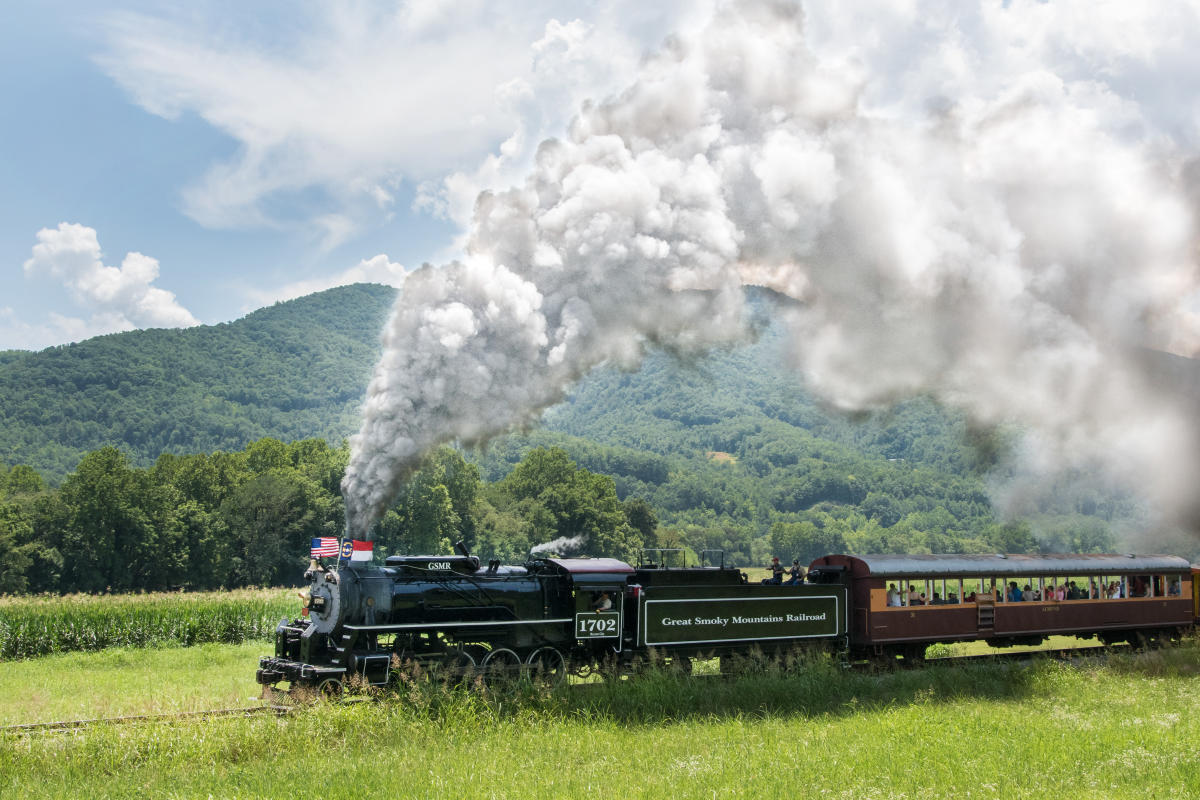 Take a Train Excursion on the Great Smoky Mountains Railroad in Bryson City