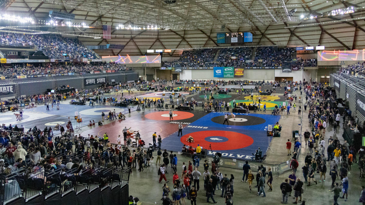 Washington State Wrestling Logo Washington State Championship