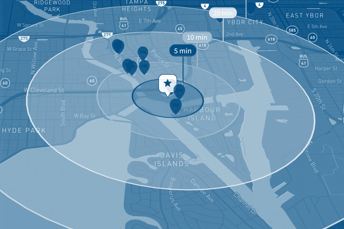Downtown Tampa Interactive Map