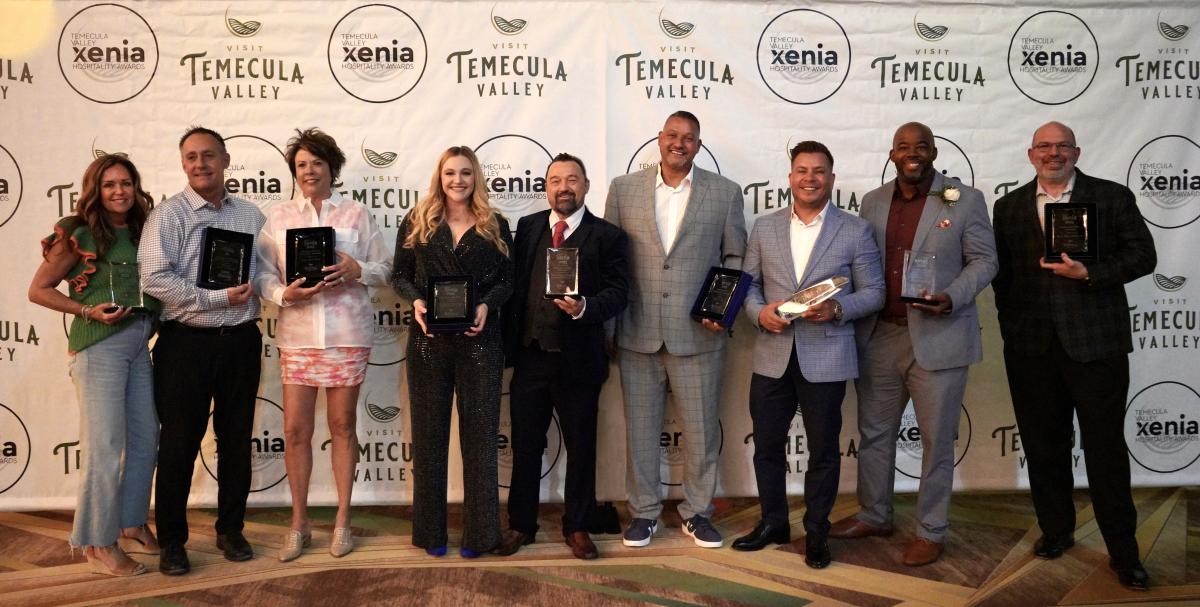 Visit Temecula Valley Honors Xenia Hospitality Award Winners