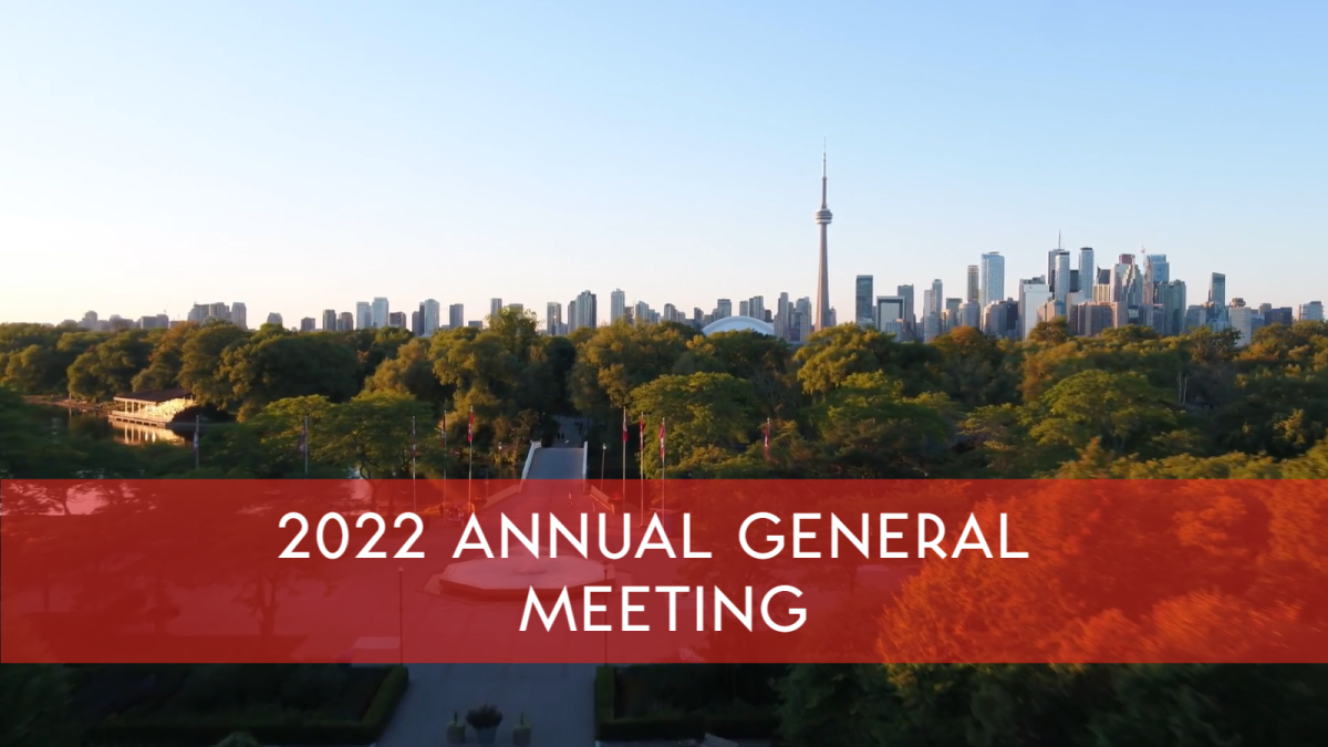 Destination Toronto’s Annual General Meeting