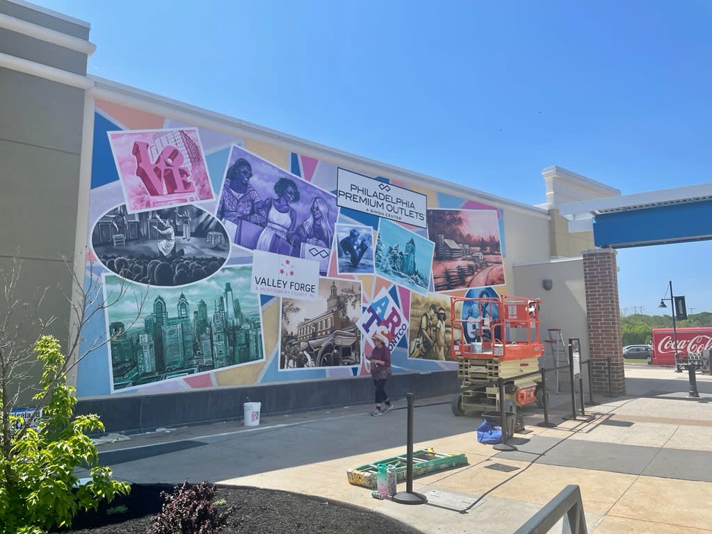New Mural Installations at Philadelphia Premium Outlets Celebrate ...