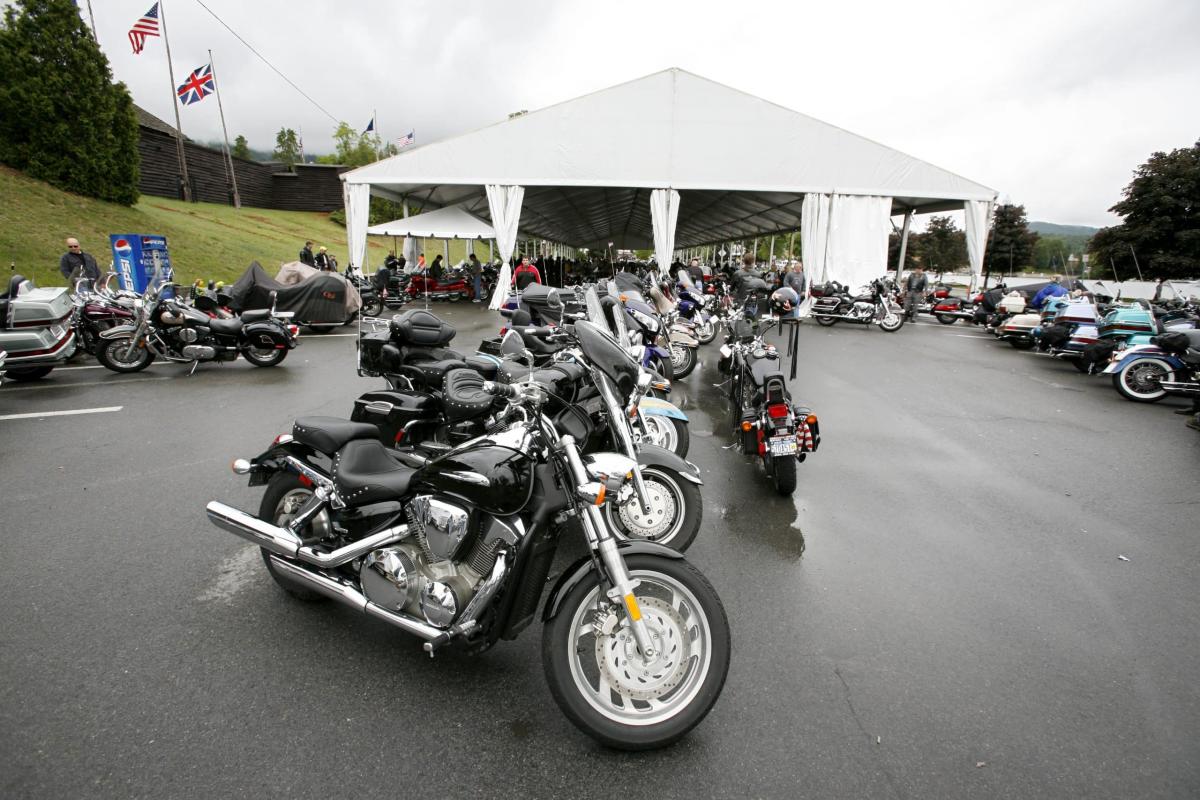 Motorcycle Rally on the Water - Americade in Lake George