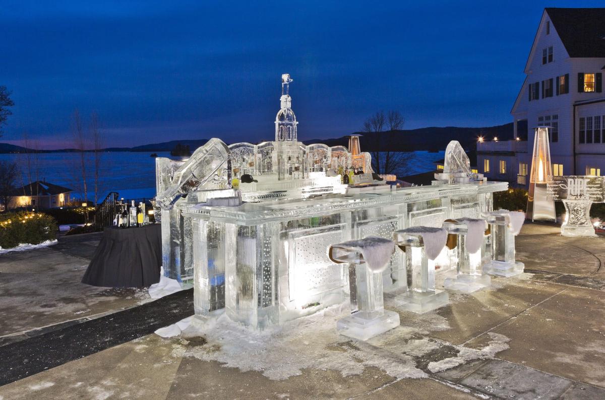 The Coolest Ice Bars in the Lake George Area