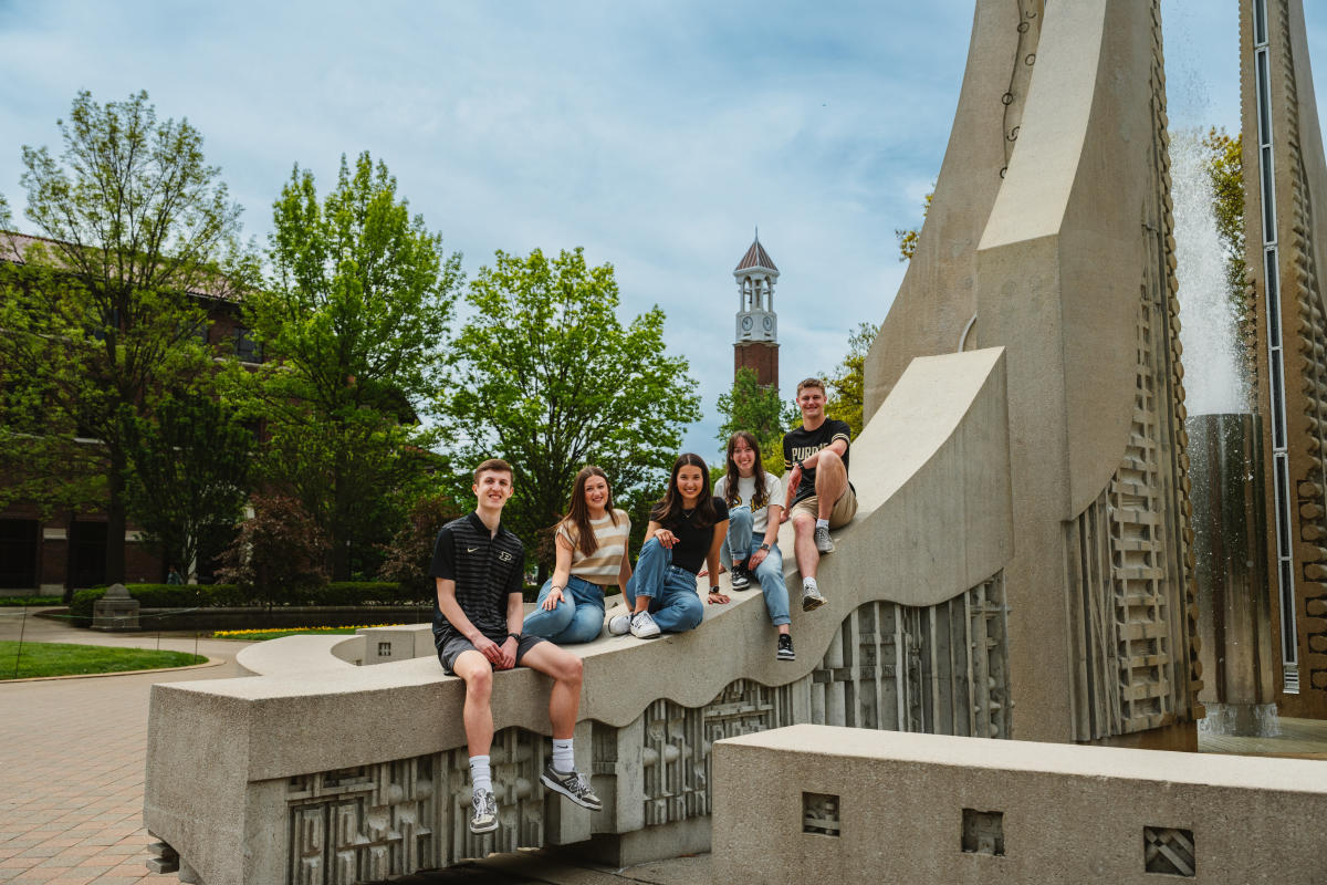 Iconic landmarks at Purdue University