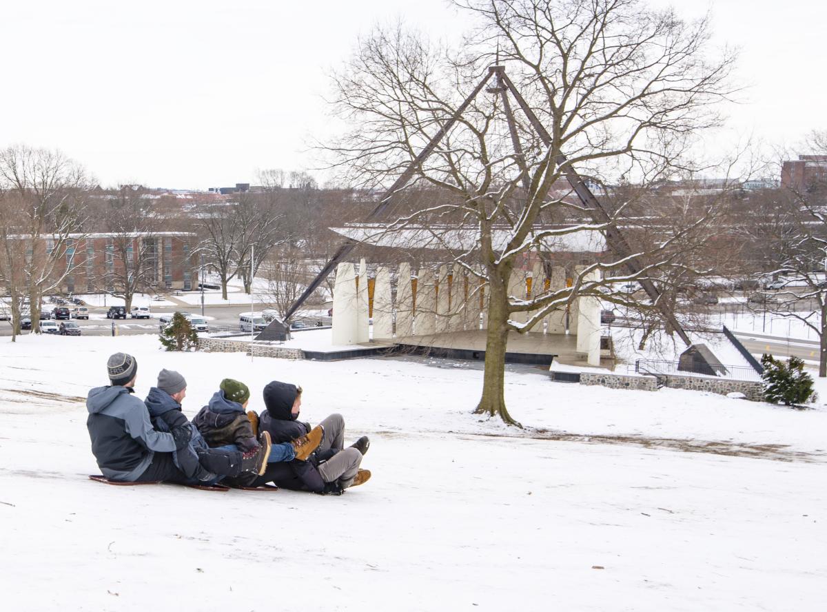 purdue campus winter